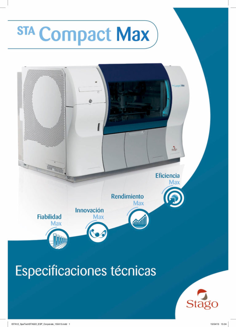 Compact Max Spec Tech - Stago - ATP Diagnóstica