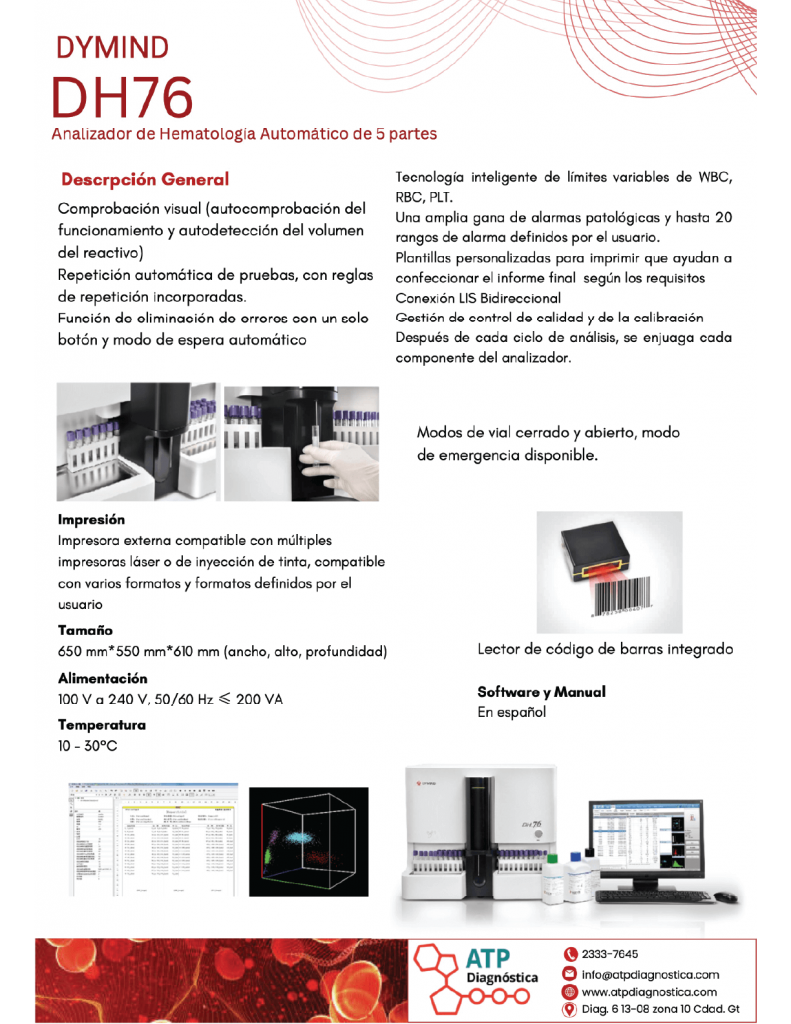 Brochure DH76 - ATP Diagnóstica